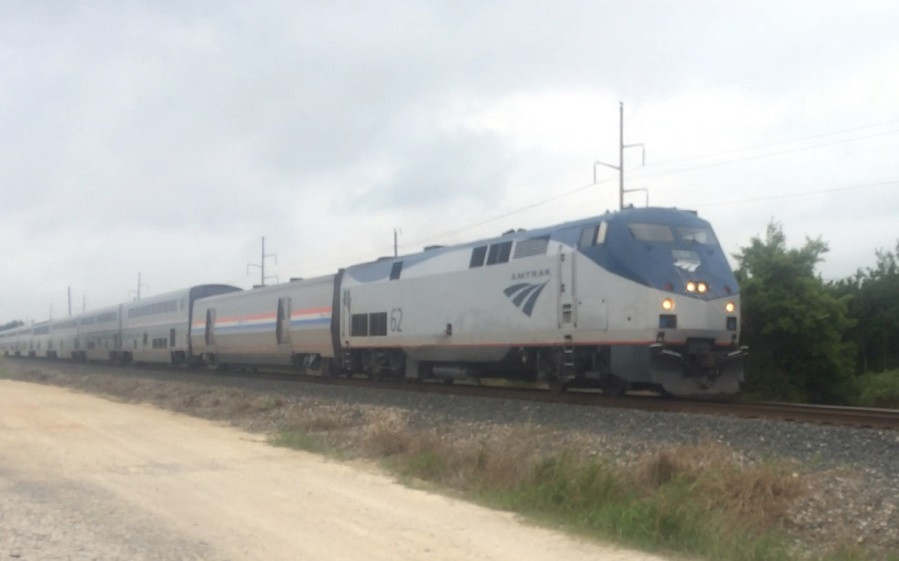 AMTK 62 3Jul2016 NB Train 22 (Texas Eagle) through JAMA